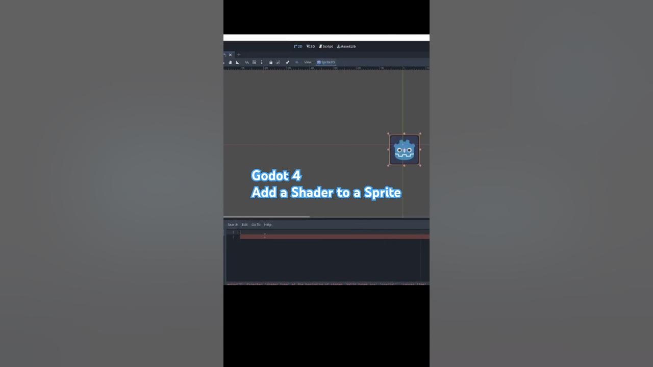 Add a Shader to A Sprite in Godot 4 #shorts #godot4 - YouTube