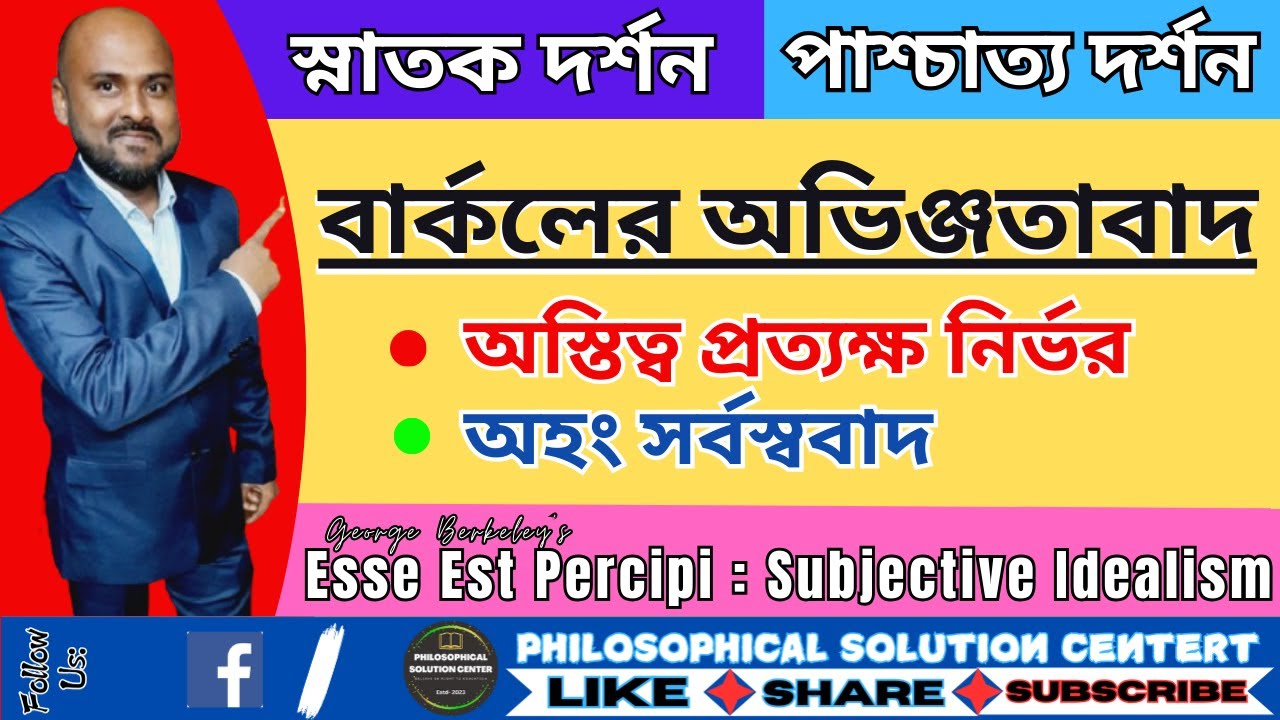 George Berkeley - Esse Est Percipi || Empiricism & Idealism || Western ...