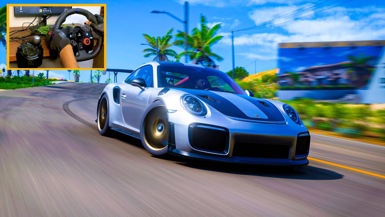 911 GT2 RS PORSCHE | FORZA HORIZON 5 | LOGITECH G29 WITH SHIFTER - YouTube