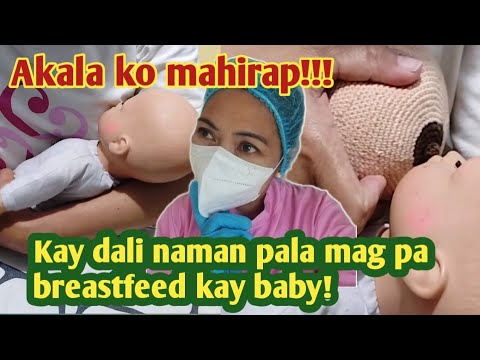 Tutorials for Breastfeeding Positions and Proper Latching(tagalog)| Lorena Jordan Orejola