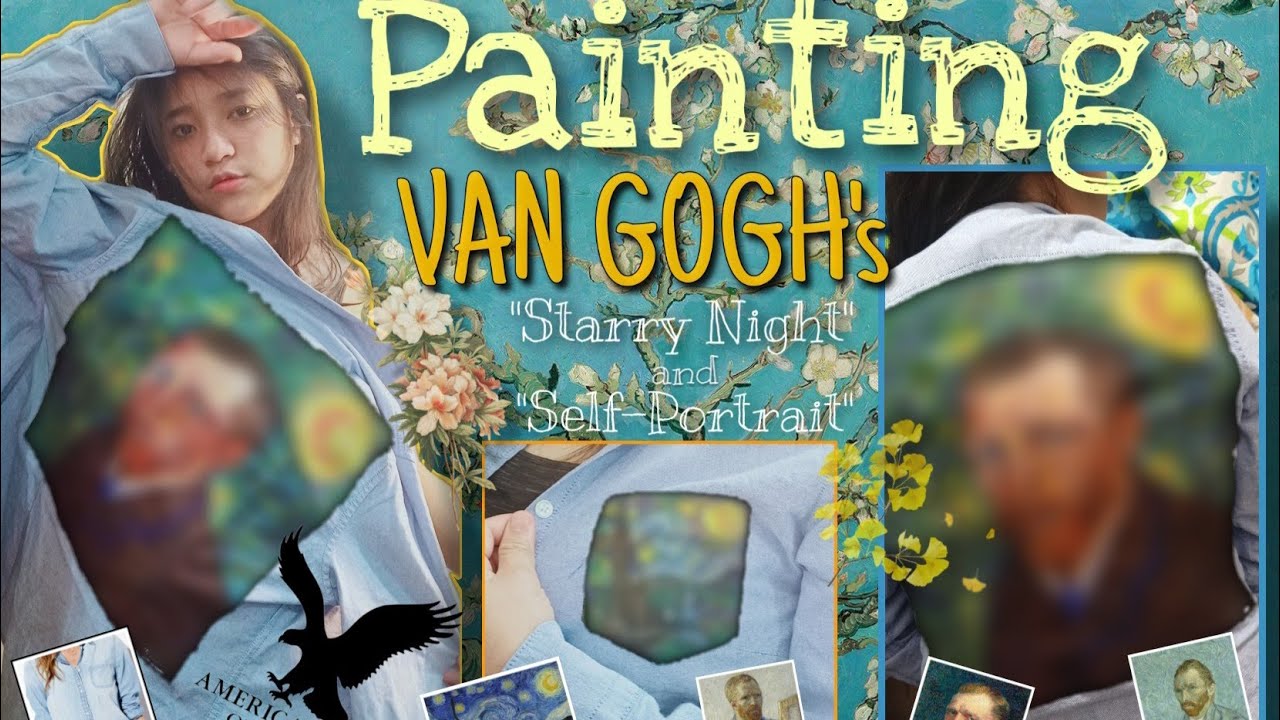 Painting _Van Gogh's_ (Starry Night and Self-Portrait) - YouTube