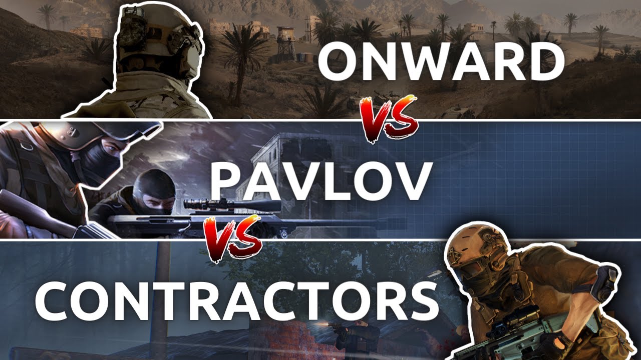 Onward vs. Pavlov vs. Contractors | Comparing the best military VR FPS ...