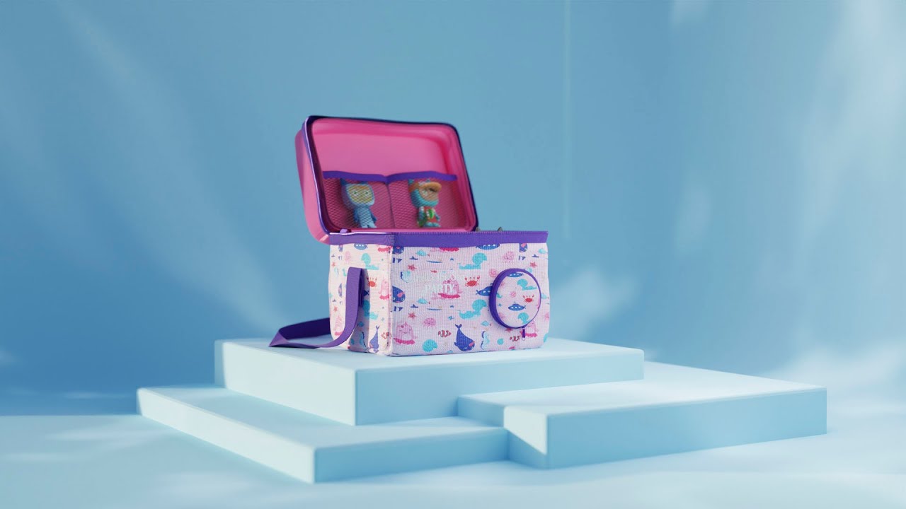 Example of 3D animation - Toy bag with music box product - promotional ...