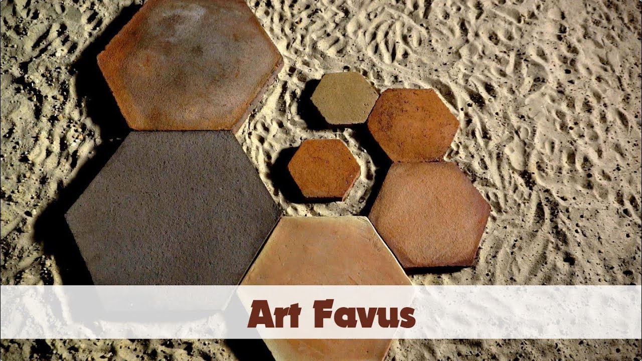 Sechseck-Fliesen Art Favus von handgeformt der Fliesen-Manufaktur - YouTube