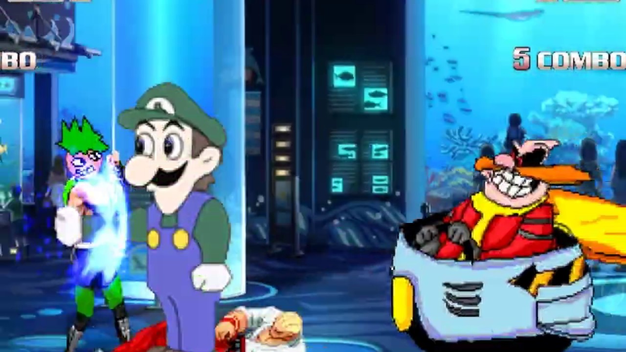Mugen - The Last Ones : Weegee & Magic Geese vs Youtube Poop Robotnik ...