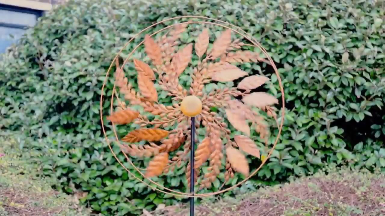 Winslow Steel Wind Spinner 64cm by Primrose™ - YouTube
