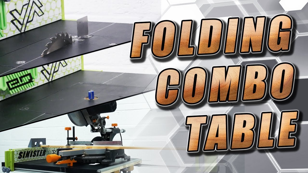 SINISTER SAW! How To Build A Folding Table Saw, Router Table, Mitre Saw ...