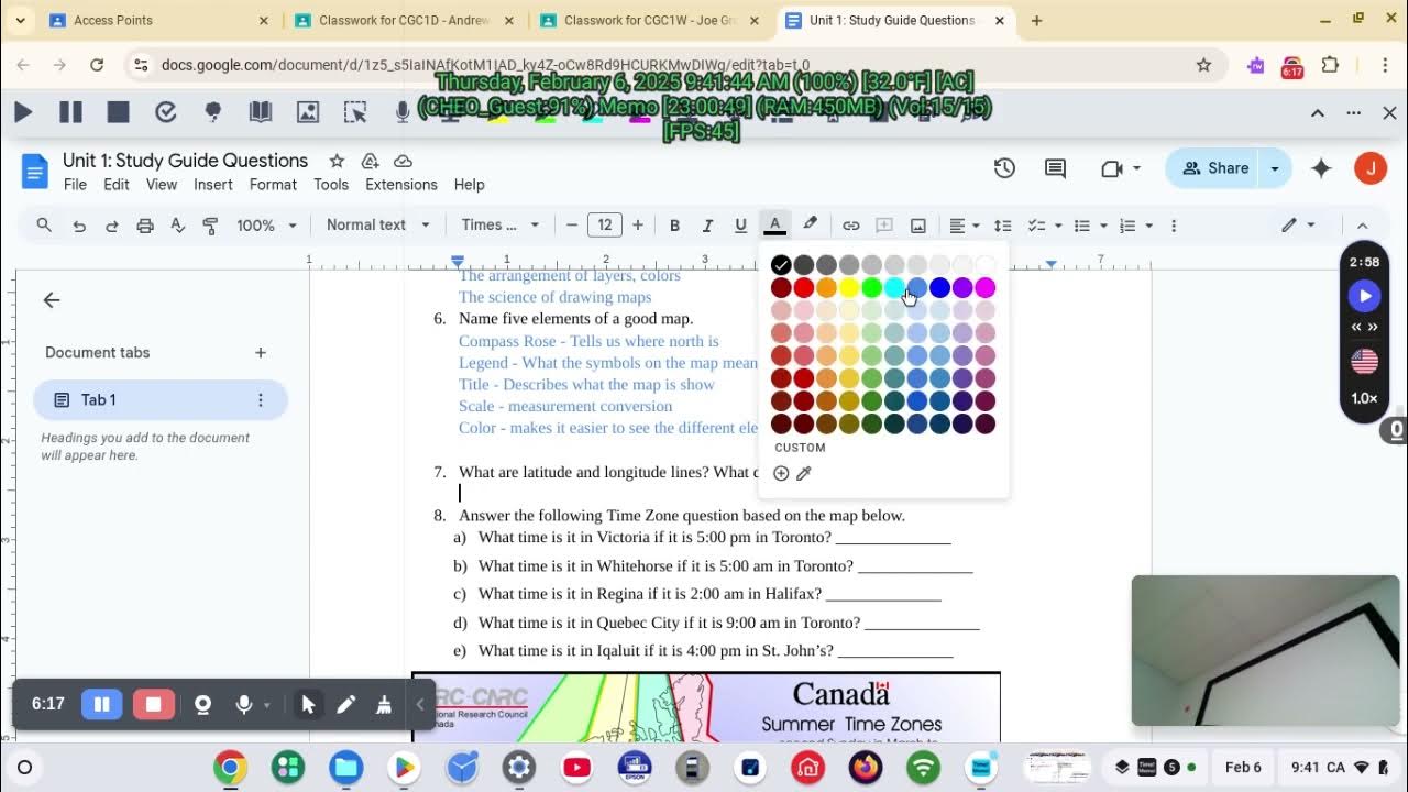 Unit 1 Study Guide Questions Google Docs 2 - YouTube