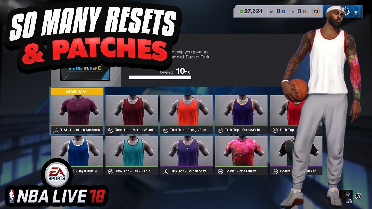 NBA LIVE 18 DEMO I RESET MY CHARACTER 30 TIMES! WHY ARE THERE SO MANY ...