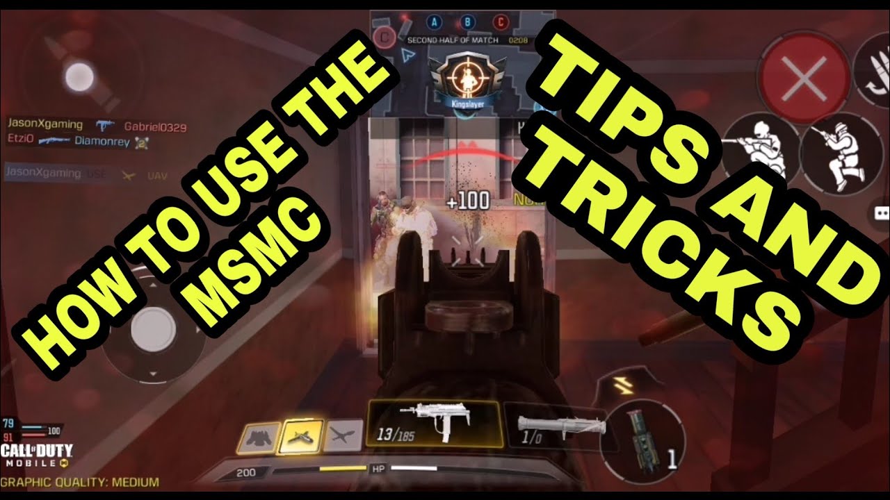 TIPS AND TRICKS ON HOW TO USE MSMC + SAMPLE GAMEPLAY IN CALL OF DUTY ...