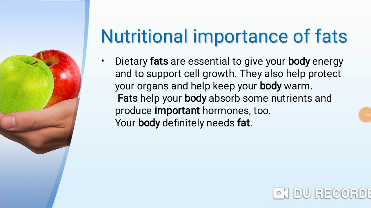 Nutritional importance of fats by Dr. Hk. Sheraz Siddiqui - YouTube