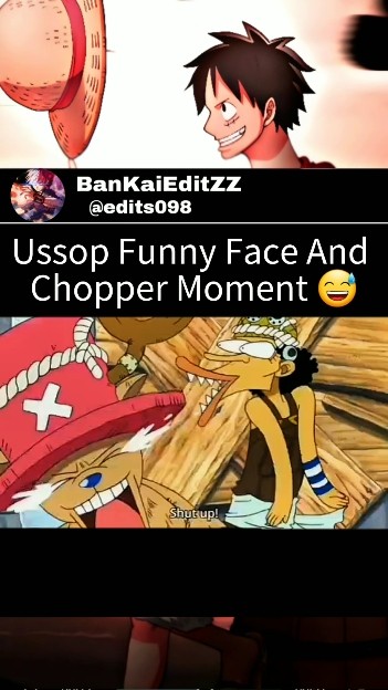 Ussop Funny Face And Chopper Moment 😅 #shortsfeed #anime - YouTube