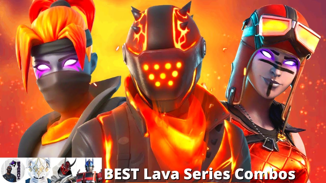 13 Best LAVA SERIES SKIN COMBOS in Chapter 4 - YouTube