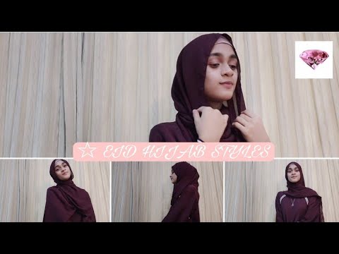 EID HIJAB STYLES | PINK INSPIRATIONS