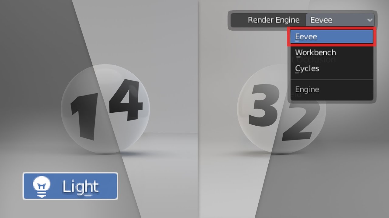 4 types of EEVEE Studio Lightings for Beginners. - YouTube