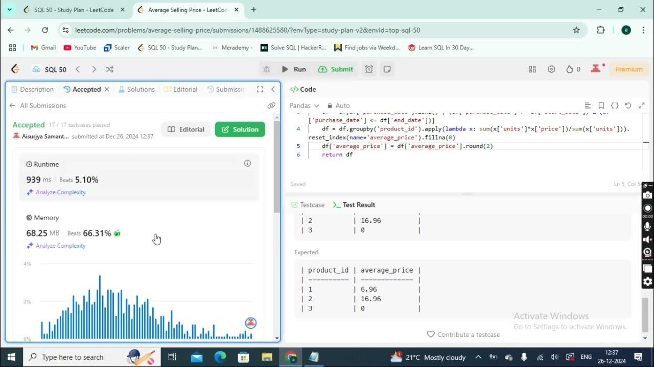 LeetCode Problem Solving with SQL/MySQL vs. Pandas | Detailed Comparison - YouTube