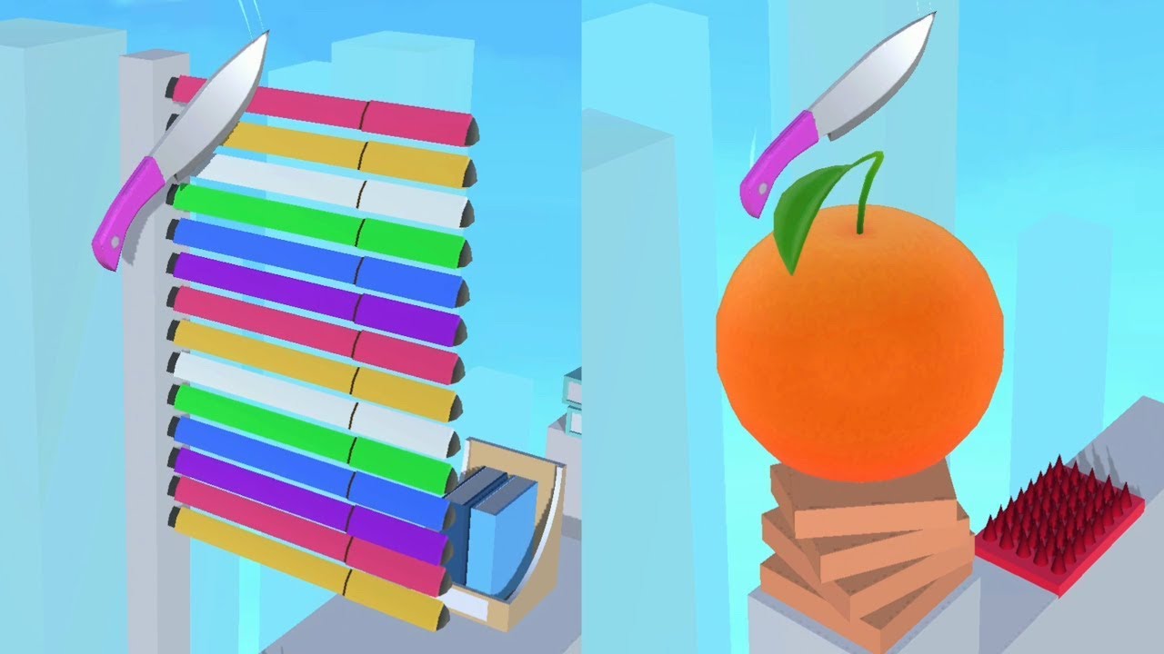 Almost Cut! Very Satisfying And Relaxing ASMR Slicing Game - YouTube