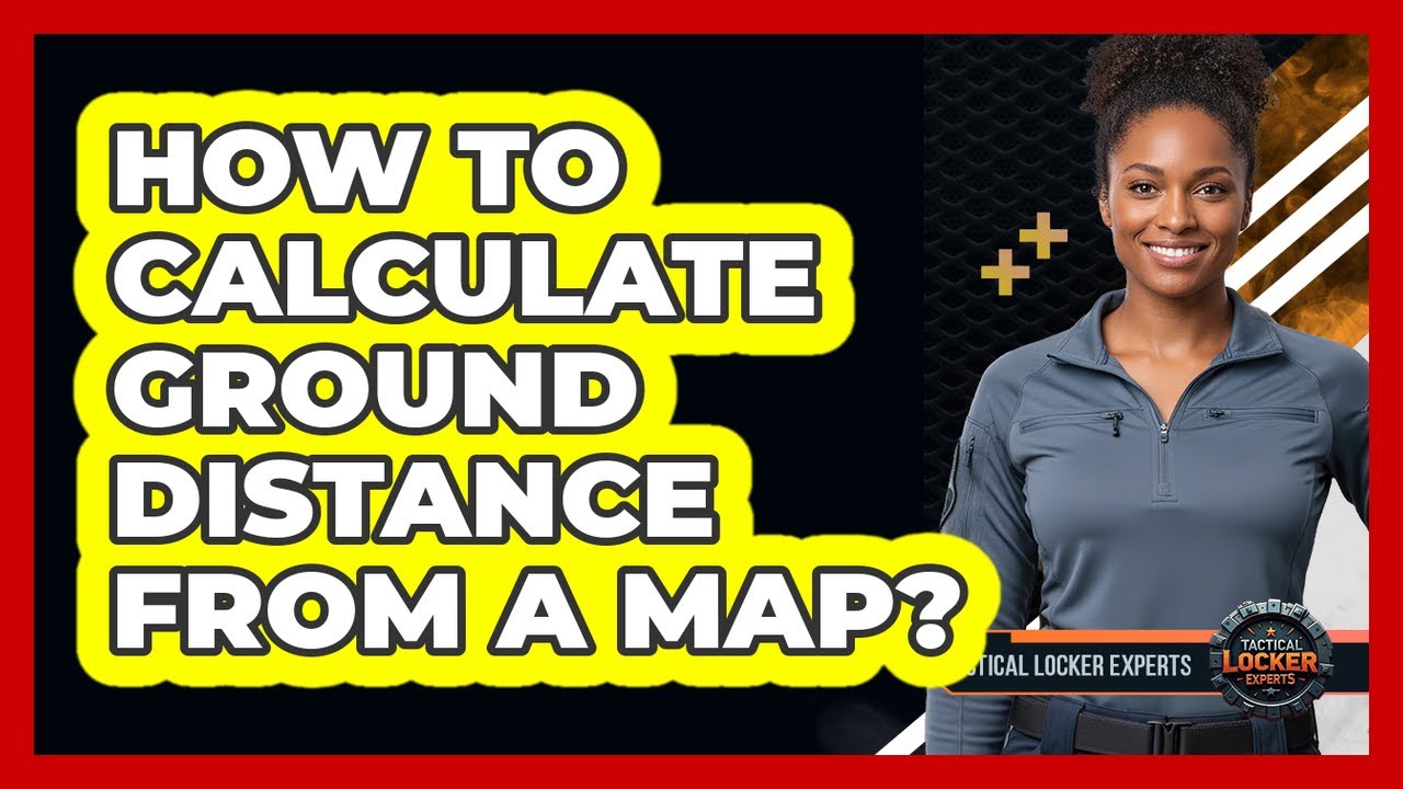 How To Calculate Ground Distance From A Map? - YouTube