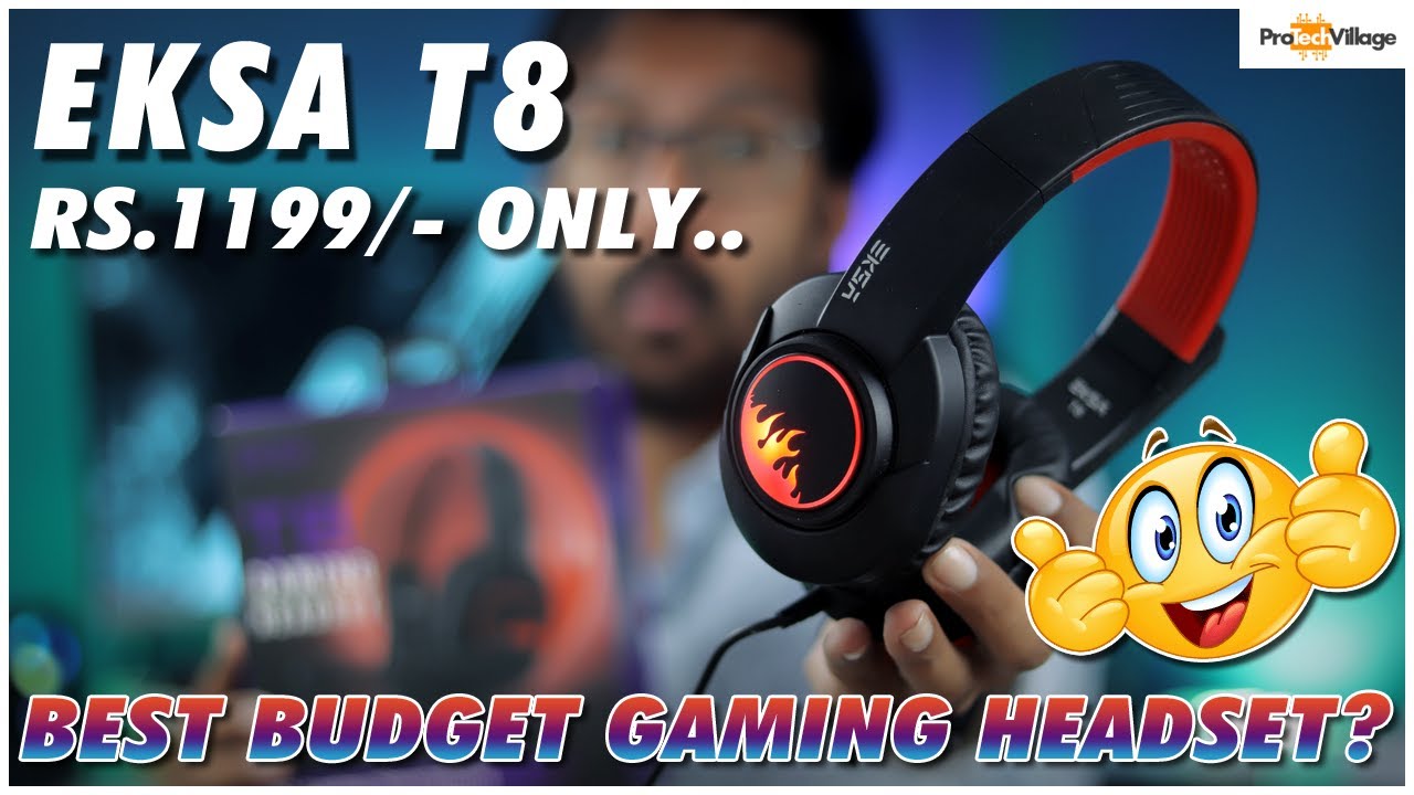 EKSA T8 Gaming Headset | Best Gaming Headphones at ₹1199⚡💥 | Unboxing ...
