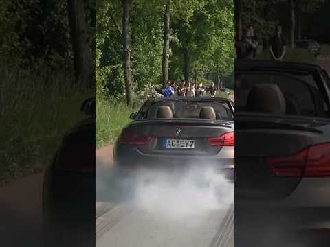 MASSIVE BMW M4 BURNOUT!