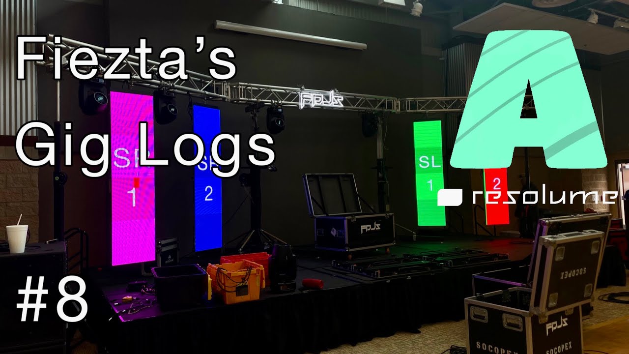 Using Resolume Arena to control a LED screen - Gig Log #8 - YouTube
