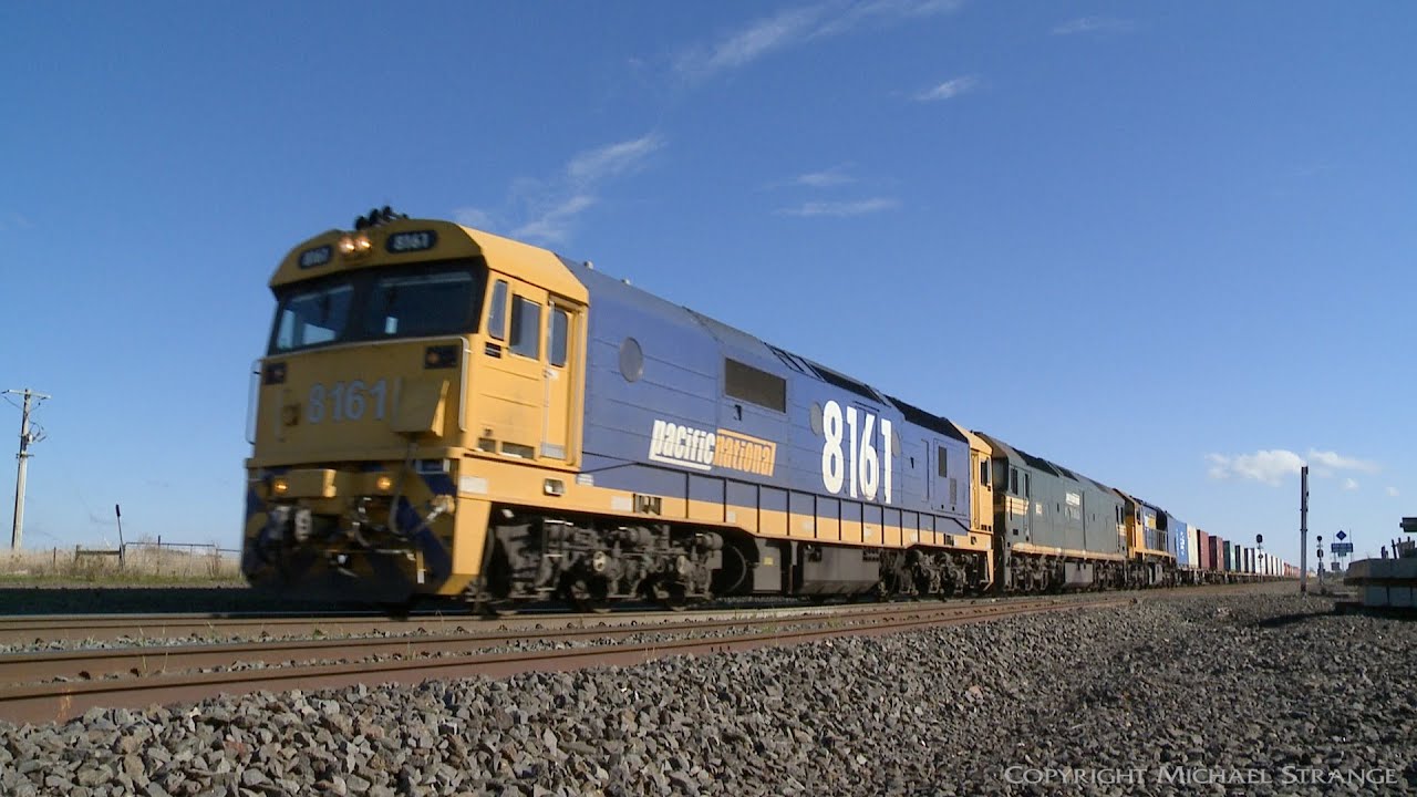 Pacific National 7902V Mildura Container Freight Train (30/6/2021 ...