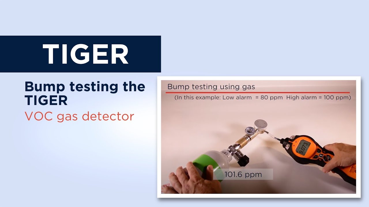 The Tiger VOC gas detector and how to bump test it - YouTube