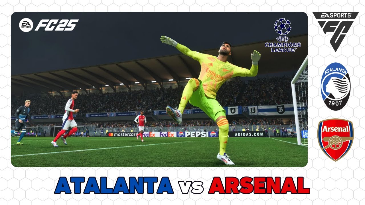 ATALANTA vs ARSENAL - UEFA Champions League 2024/25 - EA SPORTS FC 25 ...