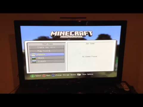 How to Delete and Rename a World on Minecraft- Xbox360 - YouTube
