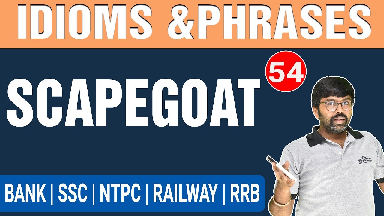 Scapegoat Idioms And Phrases Idioms And Phrases For IBPS RRB PO scapegoat-idioms-and-phrases-idioms-and-phrases-for-ibps-rrb-po