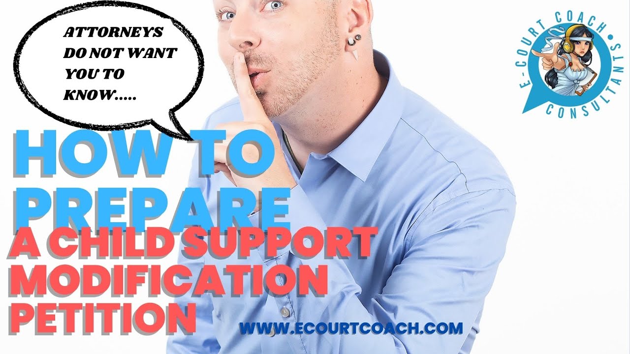 HOW TO PREPARE A PETITION TO MODIFY AN EXISTING CHILD SUPPORT ORDER ...