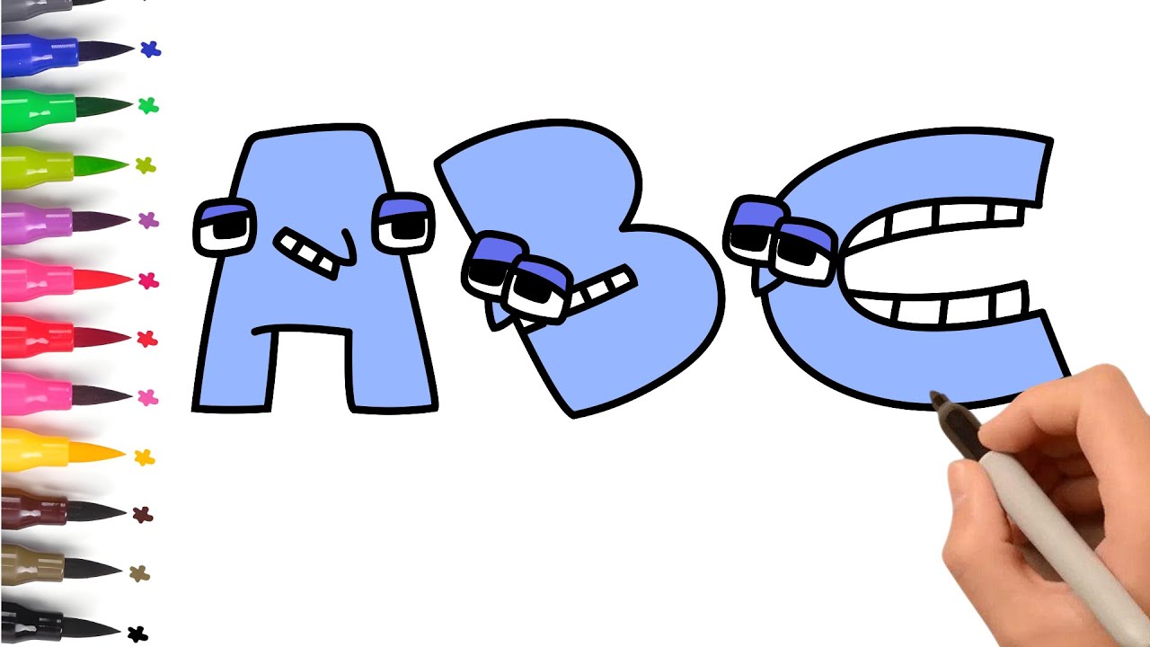 How To Draw Alphabet Lore A to Z Step by Step - Drawing Alphabet Lore ...