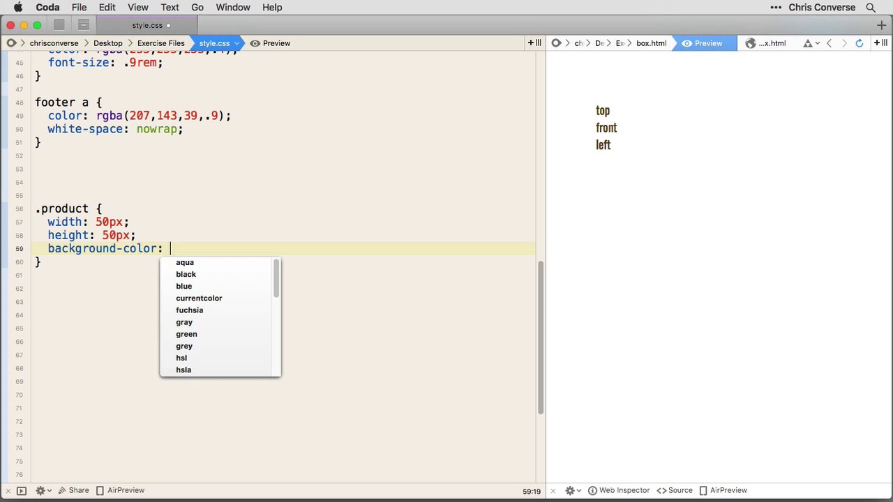 Css 3d Box Part 1 Youtube