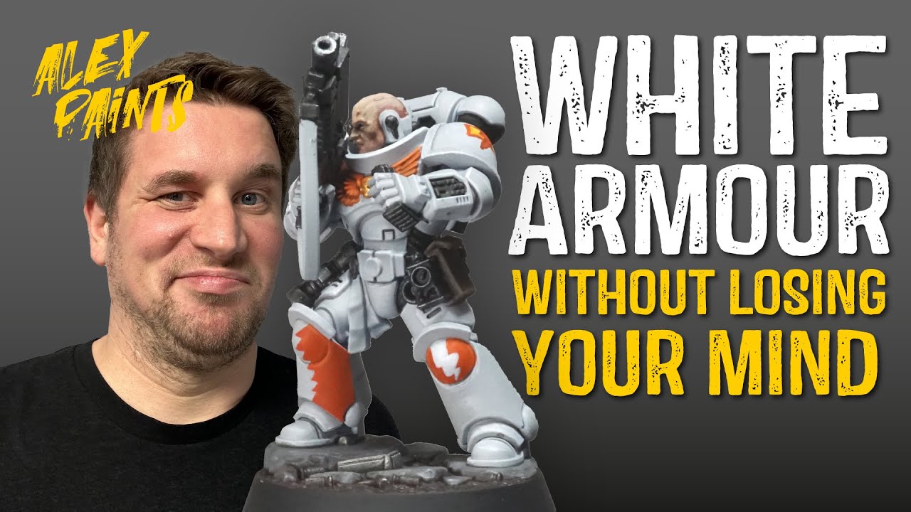 How to Paint White Armour - Warhammer 40k White Scars # ...