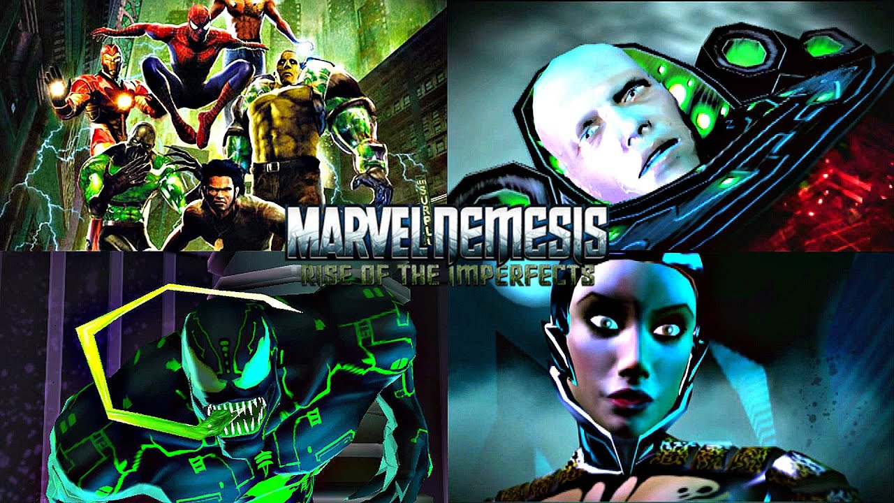 Marvel Nemesis Rise of The Imperfects - ALL BOSS FIGHTS (2005) - YouTube