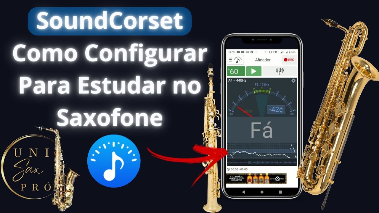 Como Configurar App SoundCorset para Estudo no Saxofone I Corte Live I UNISAXPRO - YouTube