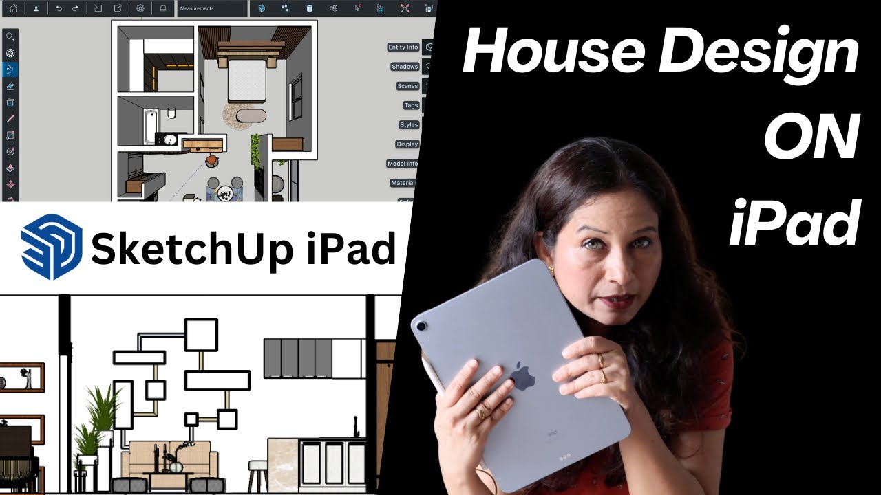 House Design on iPad Using SketchUp - Masterclass Tutorial - YouTube