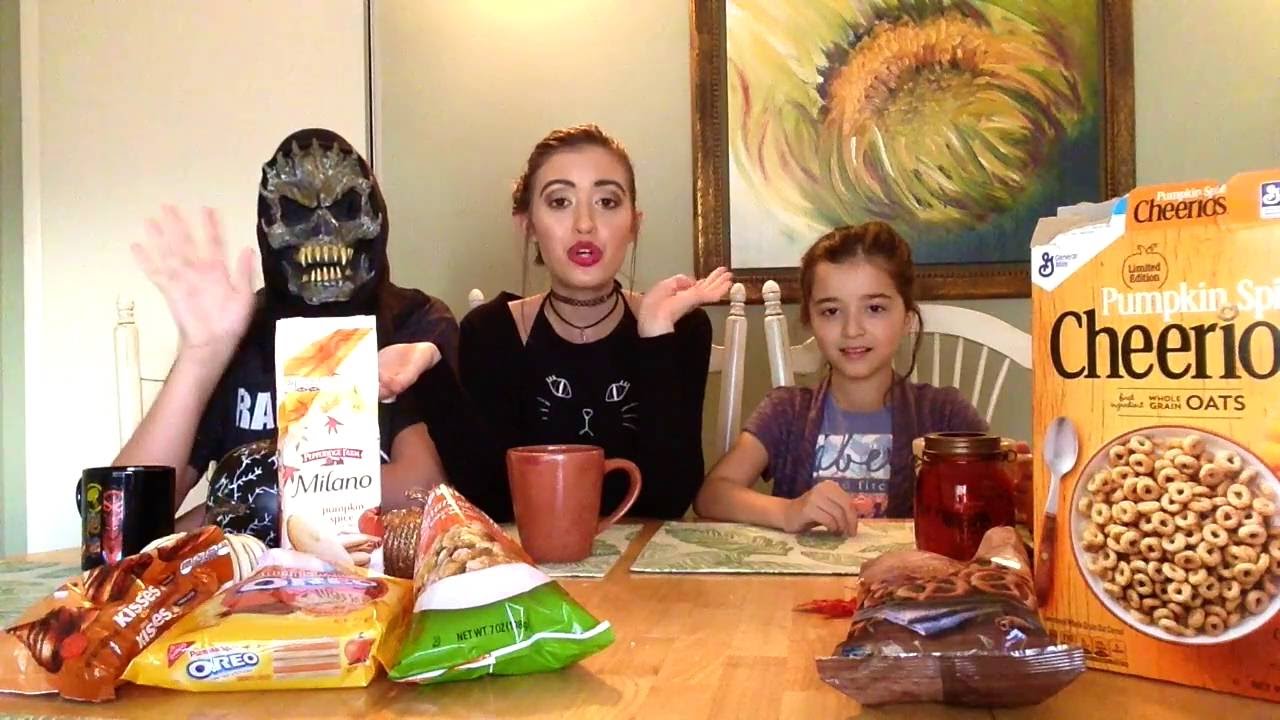 Pumpkin Spice Taste Test Challenge With Taylor Andersen Youtube