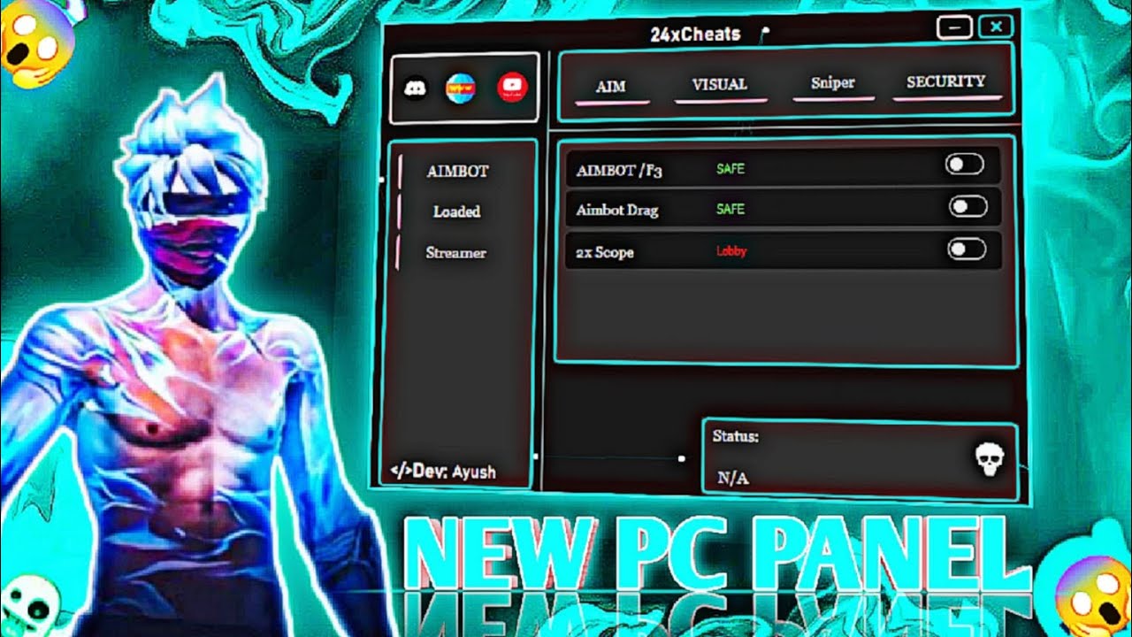 New Primium PC PANEL 🤯💥 || FREE FIRE NEW PC PANEL🔥 || PC PANEL || 💯 ...
