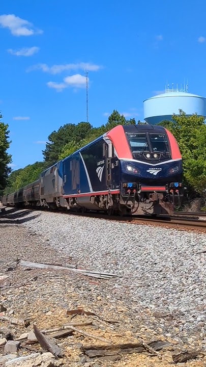 Amtrak Silver Star train P092 approaches Raleigh NC 7/2/2024 - YouTube