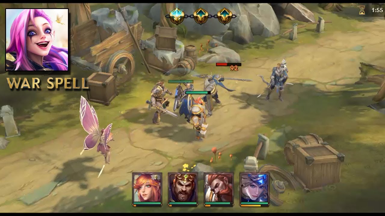 War Spell Gameplay | Team Tactics RPG - YouTube