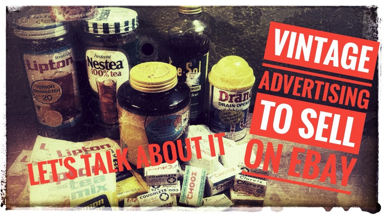 VINTAGE ADVERTISING ITEMS TO SELL ON EBAY - LET'S TALK ABOUT IT! - YouTube