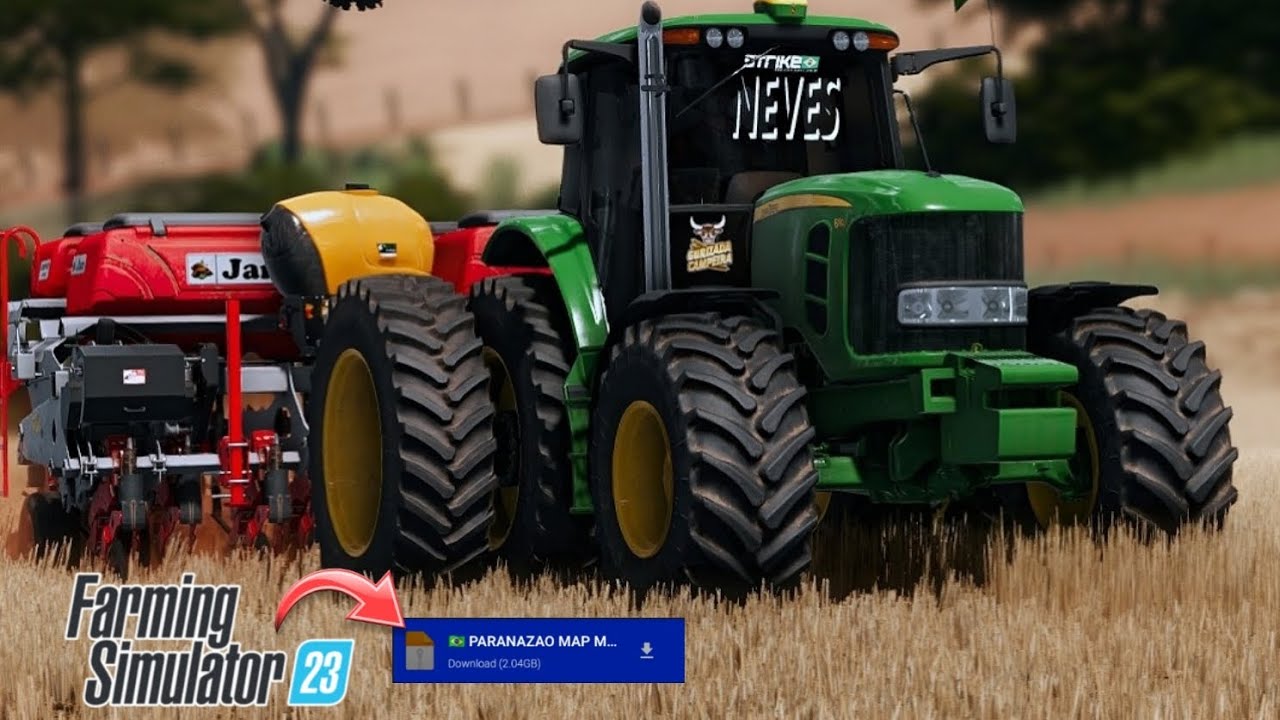 FARMING SIMULATOR 23 MOBILE MAPA FAZENDA SANTO INÁCIO /MODS #fs23# ...