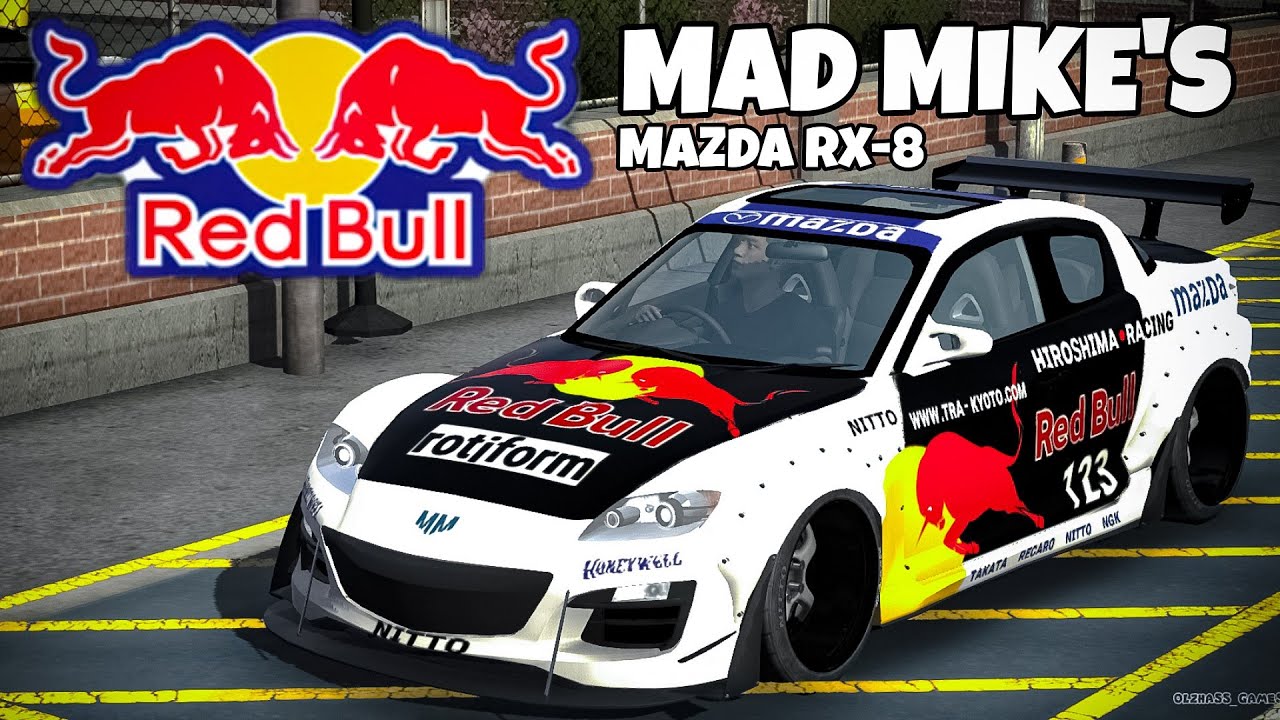 Mad Mike's RedBull Mazda Rx-8 Design | Car Parking Multiplayer - YouTube