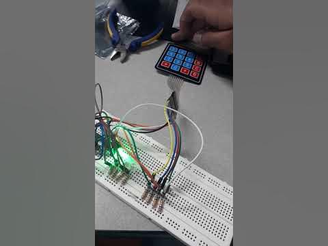 Keypad() Teclado matricial 4x4 Microcontrollers - YouTube