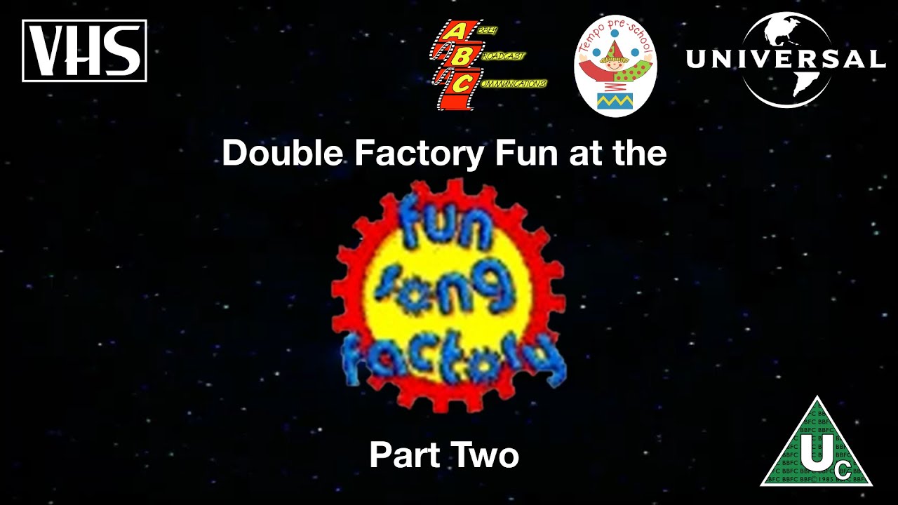 Opening to Double Factory Fun at the Fun Song Factory Part Two UK VHS ...