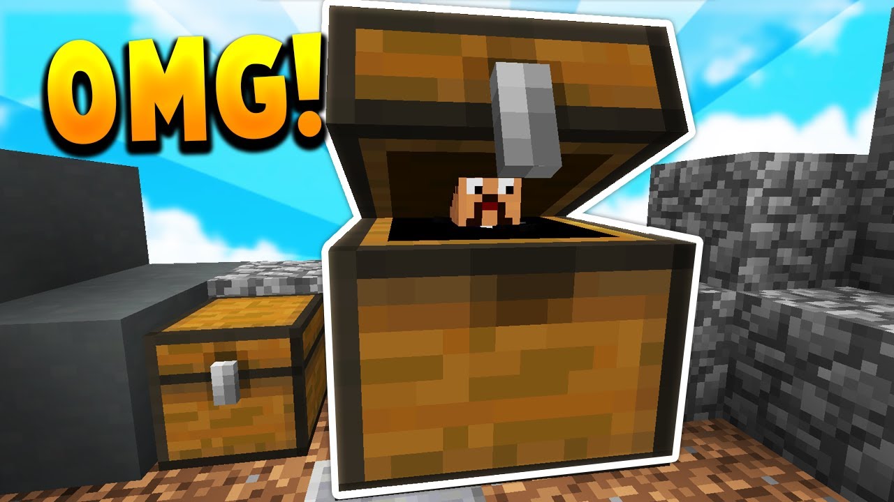 HUGE CHEST TEXTURE IN MINECRAFT SKYWARS! - YouTube