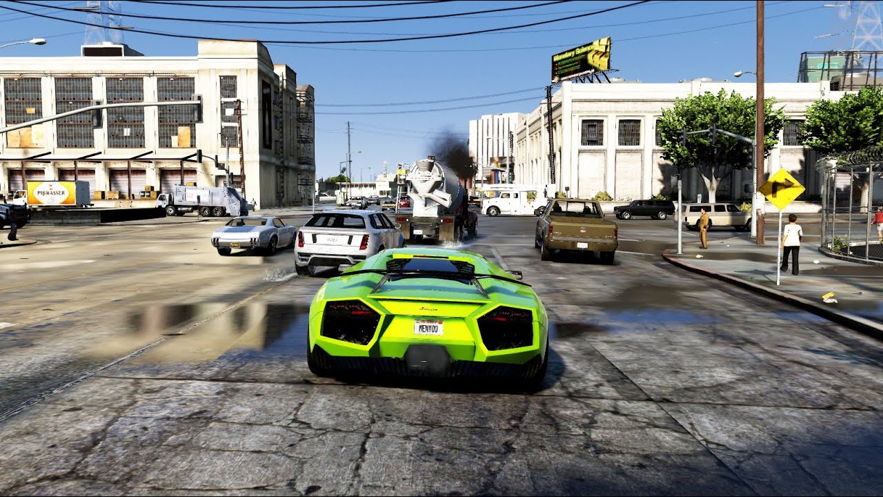 GTA V| Testing Mod Grasphics Photorealistic lighting |Tomkawaski - YouTube