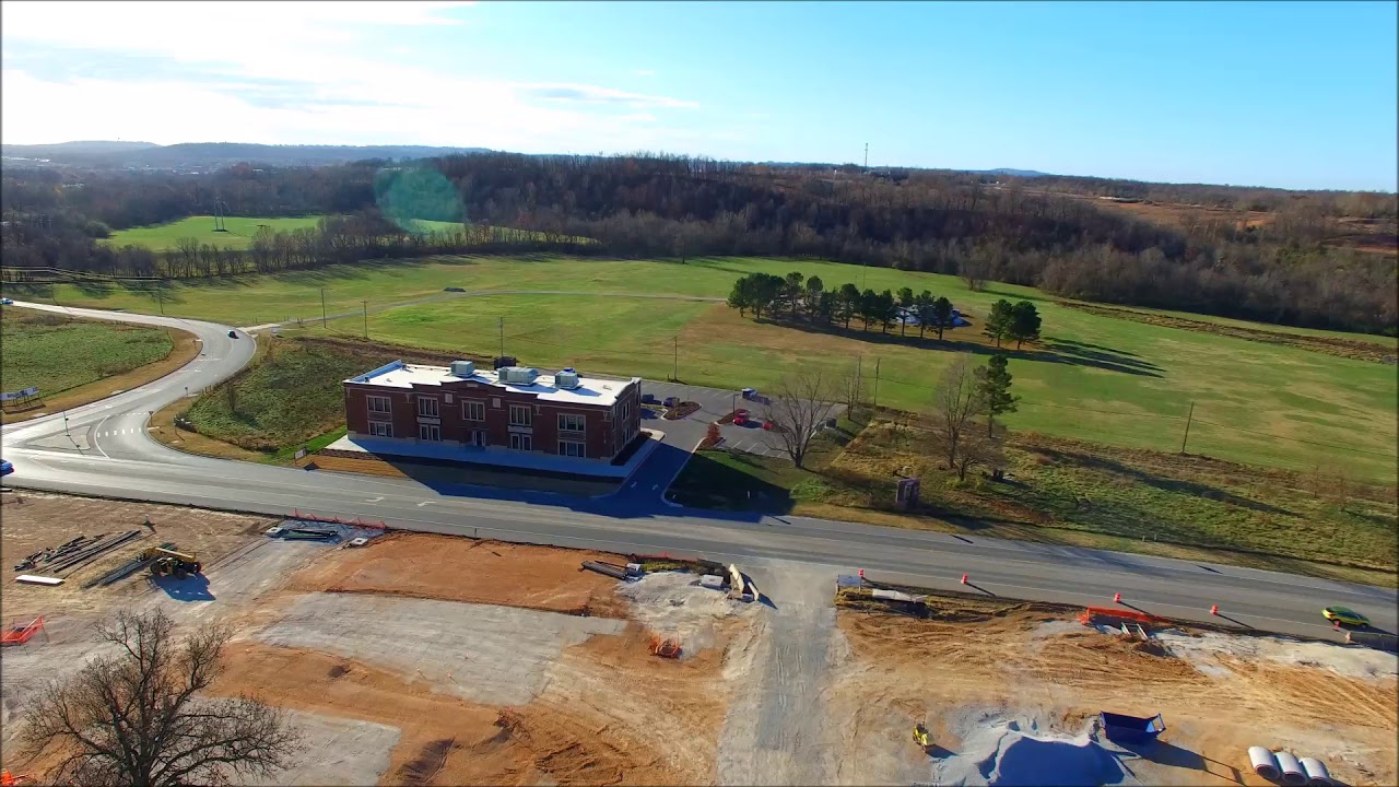 Drones Over Arkansas - Johnson Square Construction - YouTube