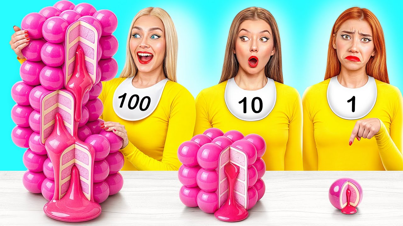 100 Layers of Food Challenge | Crazy Challenge by Bubba DO - YouTube Music